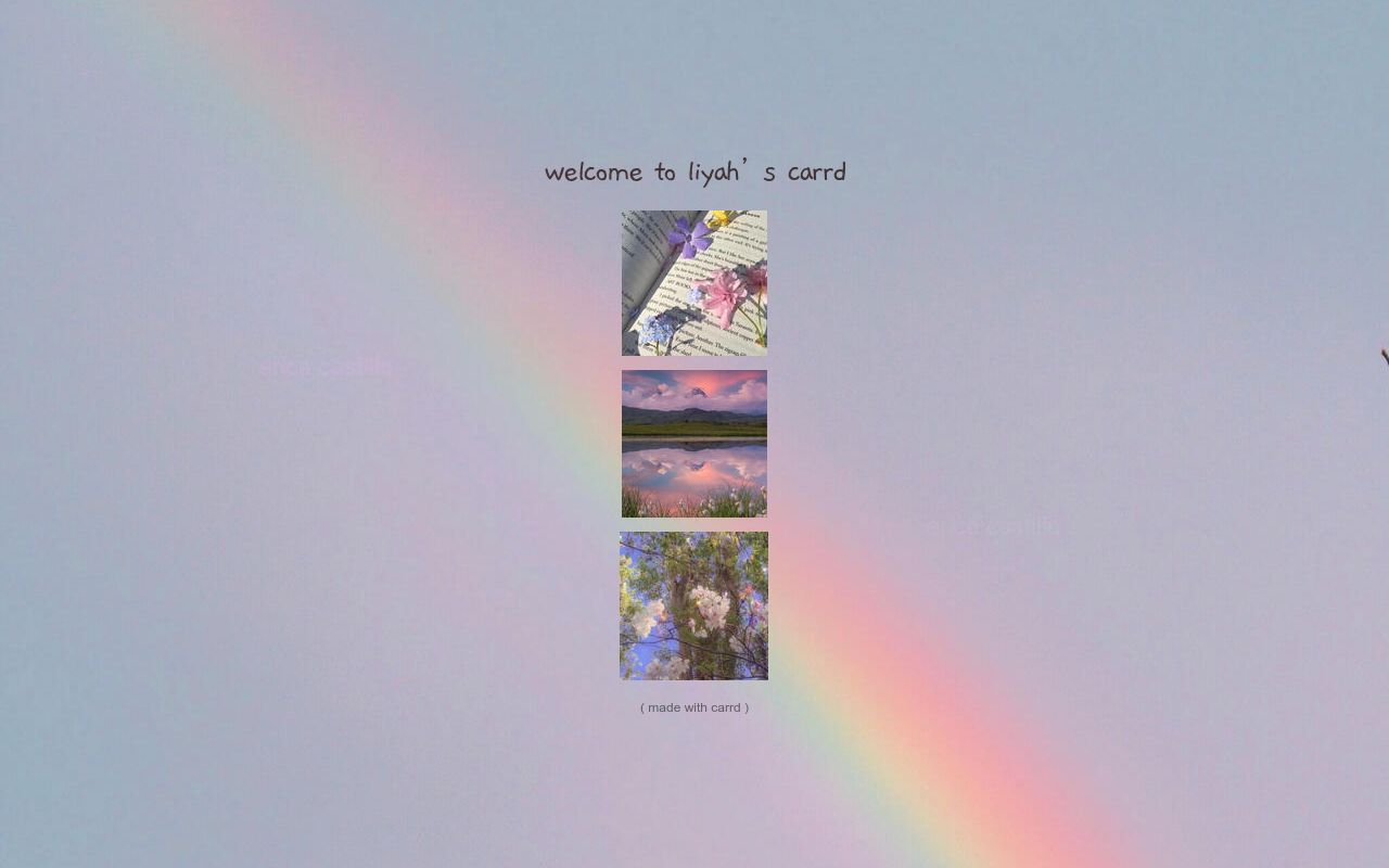 liyah’s carrd